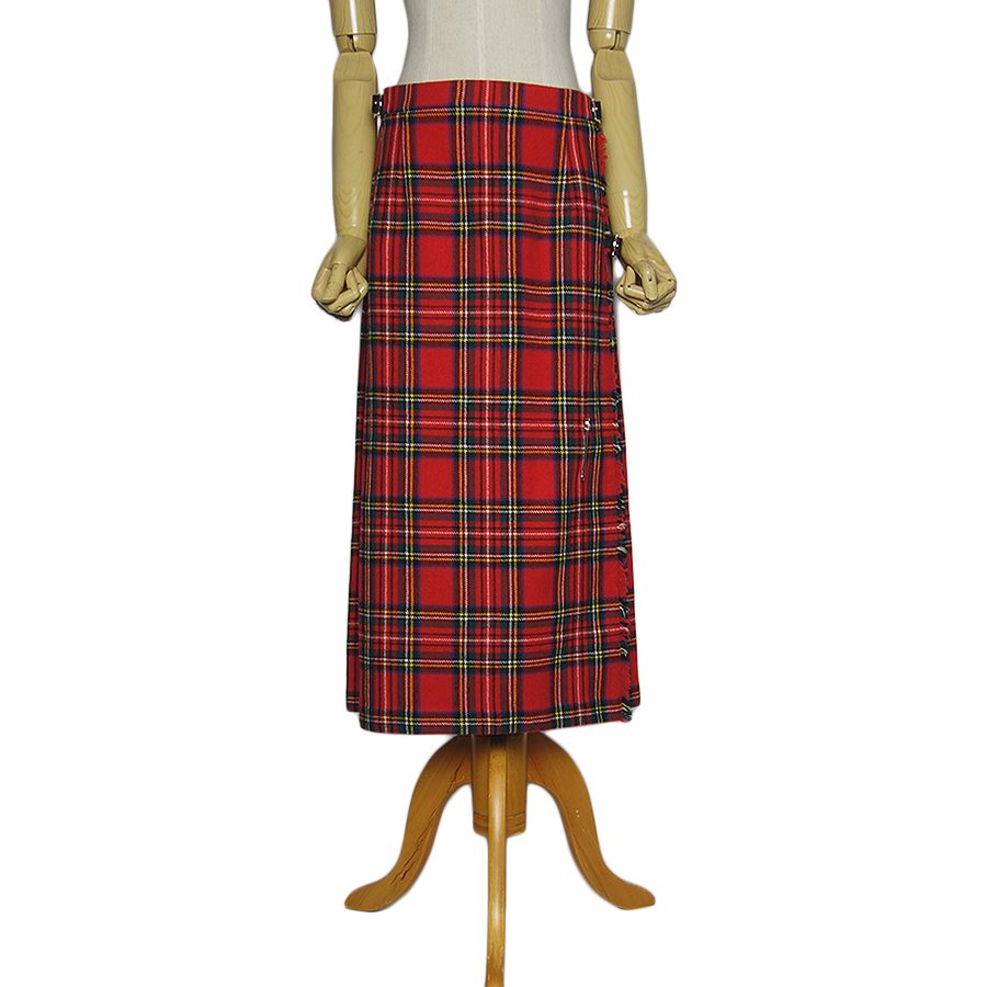 タータンチェック ウール キルトスカート Laird Portch スコットランド｜古着通販ショップ【異国屋】