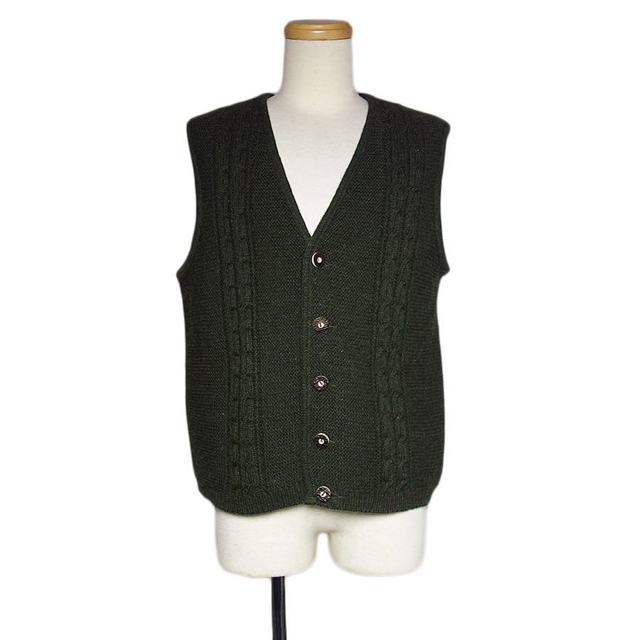 St.Peter Trachten チロリアン ウールニットベスト チロル｜古着通販ショップ【異国屋】